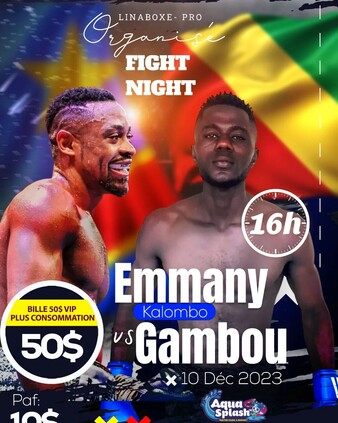 Merveille Mbalayi vs. Marcelat Sakobi, Kalombo vs. Gambou | Boxing Bout ...