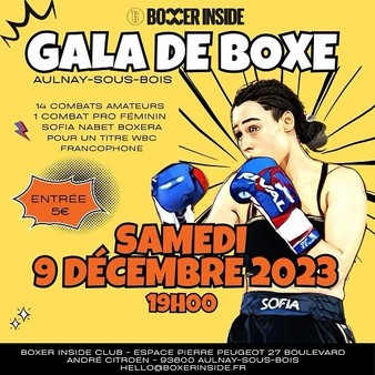 Sofia Nabet vs. Edina Kiss, Gala de Boxe | Boxing Bout | Tapology