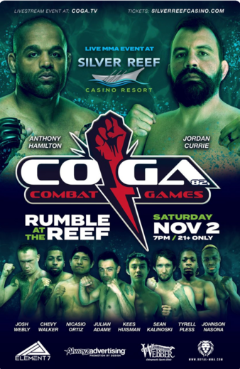 COGA Combat Games 82: Rumble at the Reef | MMA Event | Tapology