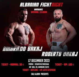 Sinan Özşahin vs. Aleksa Kesic, Albanian Fight Night | Boxing Bout ...