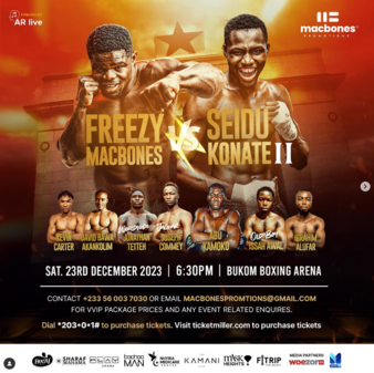 Jonathan Tetteh vs. Prince Kamaldeen Mohammed, Nyantekye vs. Nukpe ...