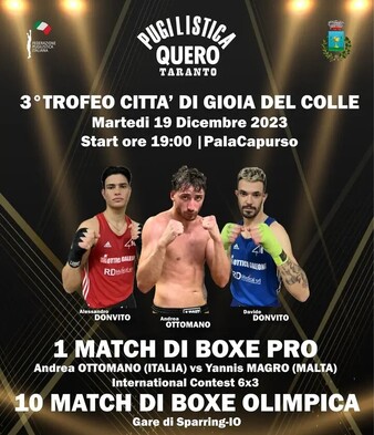 Andrea Ottomano vs. Yannis Magro, 3° Trofeo Citta' di Gioia del Colle ...