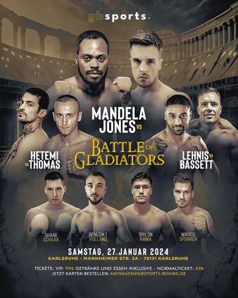 Drilon Rama vs. Richard Walter, Battle of Gladiators | Boxing Bout ...