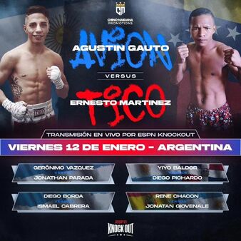 Rene Josias Nuñez vs. Jonatan Martin Giovenale, Gauto vs. Martinez ...