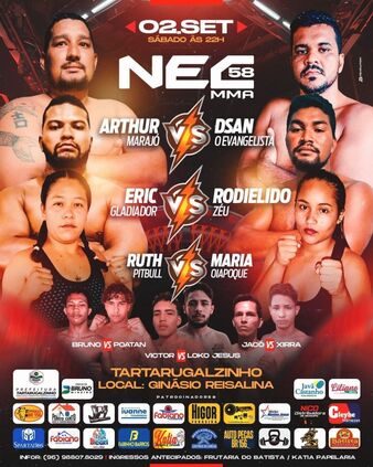 Aman'dsan Rodrigues vs. Arthur Daniel, NEC 58 | MMA Bout | Tapology