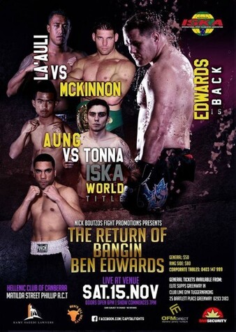 ISKA: The Return of Bangin' Ben Edwards | Boxing & Kickboxing Event ...