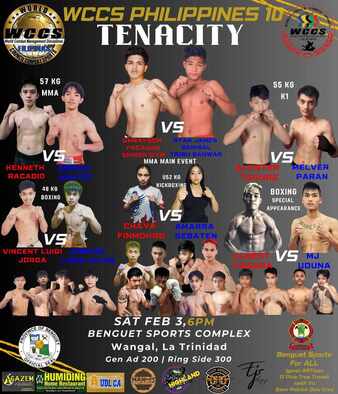 WCCS Philippines 10: Tenacity | Kickboxing, Boxing, & MMA Event | Tapology