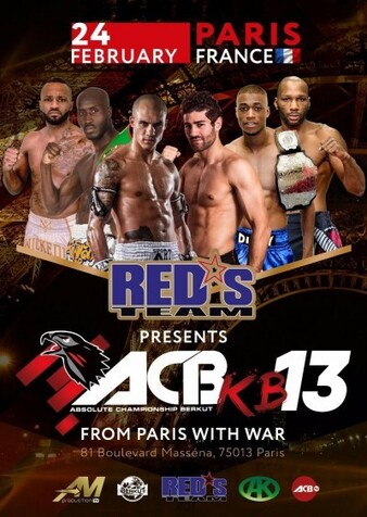 ACB Kickboxing 13: From Paris With War | Kickboxing Event | Tapology