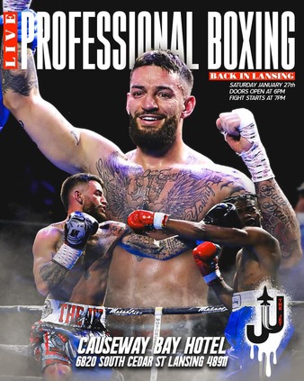 Justin Johnson vs. Ashaun Bates, Live Professional Boxing | Boxing Bout ...