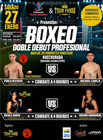 Pablo Acevedo vs. Michael Canelo, Acevedo vs. Canelo | Boxing Bout ...