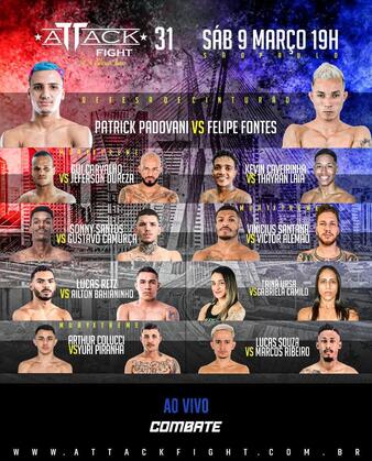Attack Fight 31 | Muay Thai & Boxing Event | Tapology