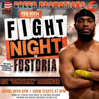 Fight Night in Fostoria | Boxing Event | Tapology