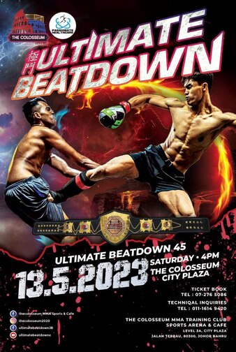 Vredy Bin Yazri vs. Chin Chia Sern, Ultimate Beatdown 45 | MMA Bout ...