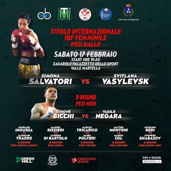 Simone Bicchi vs. Vasile Negara, Salvatori vs. Vasylevska | Boxing Bout ...