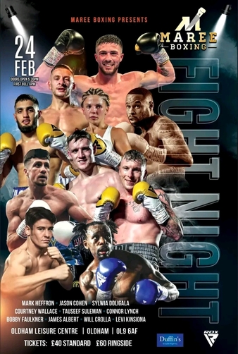Maree Boxing Fight Night | Boxing Event | Tapology