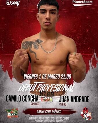 Concha vs. Andrade | Boxing Event | Tapology