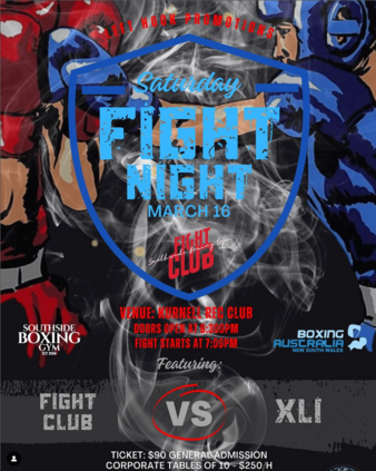 Saturday Fight Night | Boxing Event | Tapology