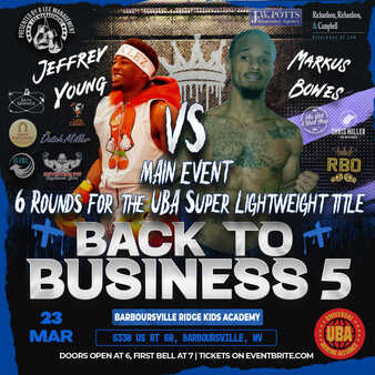 Armone Belmon vs. Joshua Nicholas Lamine Diop, Back to Business 5 | Boxing Bout | Tapology