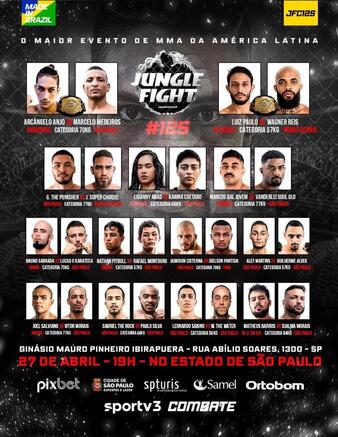 Jungle Fight 125 | MMA Event | Tapology