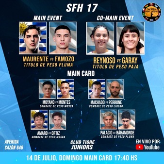 Samurai Fight House 17: El Fino vs. Maurente | MMA Event | Tapology