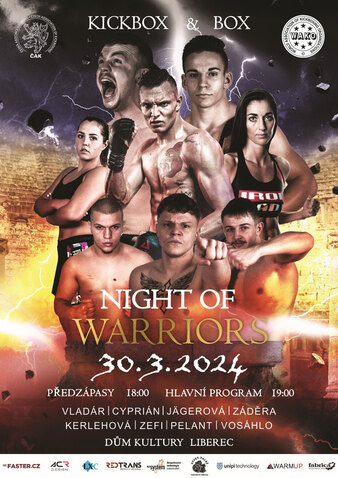 Night of Warriors 20 | Kickboxing & Boxing Event | Tapology
