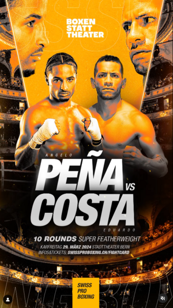 Pena vs. Costa | Boxing Event | Tapology