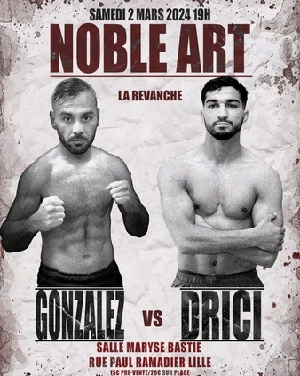 Noble Art: Gonzalez vs. Drici 2 | Boxing Event | Tapology