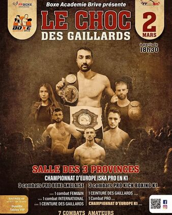 Le Choc des Gaillards | Boxing Event | Tapology
