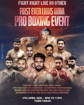 Lions MMA Boxing Night | Boxing Event | Tapology