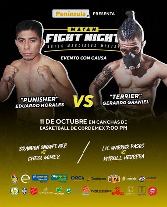 Alexis Ramírez vs. Jose Gildardo Prieto, Mayan Fight Night | MMA Bout ...