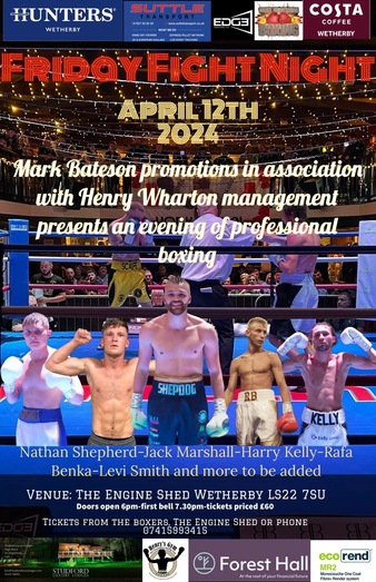 Nathan Shepherd vs. Josh Cook, Friday Fight Night | Boxing Bout | Tapology