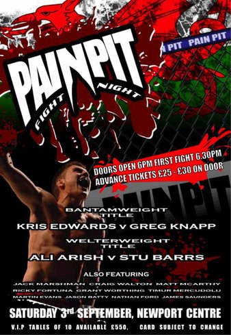 Jason Batty vs. Ashley Beaumont, Pain Pit Fight Night 1 | MMA Bout ...