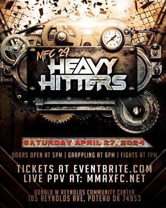 MMAX FC 29: Heavy Hitters | MMA & Kickboxing Event | Tapology