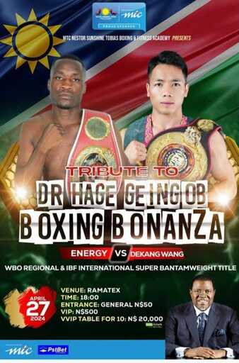 Tribute to Dr. Hage Geingob Boxing Bonanza | Boxing Event | Tapology