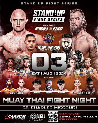 Jay Jones vs. Bryce Crump, Stand Up Fight Series 7 | Kickboxing Bout ...