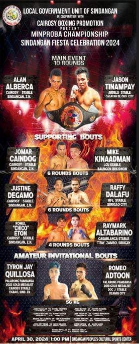 Sindangan Fiesta Celebration 2024 | Boxing Event | Tapology