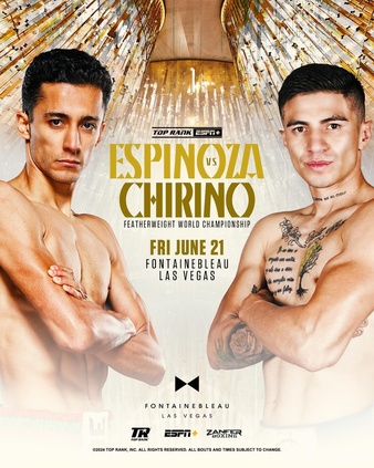 Floyd Diaz vs. Francisco Pedroza, Espinoza vs. Chirino | Boxing Bout ...