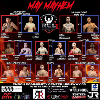 May Mayhem | Boxing & Muay Thai Event | Tapology