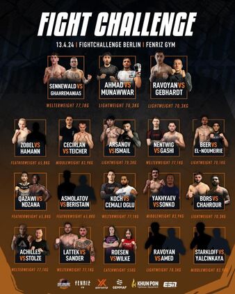 Idris Ismail vs. Turpal Arsanov, Fight Challenge 3 | MMA Bout | Tapology