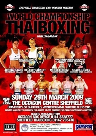 Jorina Baars vs. Helene Garnett, ISKA | Muay Thai Bout | Tapology