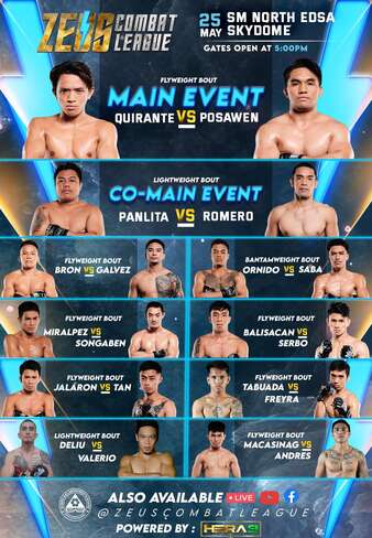 Zeus Combat League 1: Ground Zero | MMA Event | Tapology