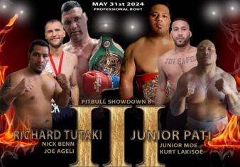 Richard Tutaki vs. Junior Pati IV, Pitbull Showdown 8 | Boxing Bout | Tapology