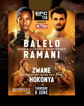 Terence Balelo vs. Tumelo Manyamala, EFC 114 | MMA Bout | Tapology