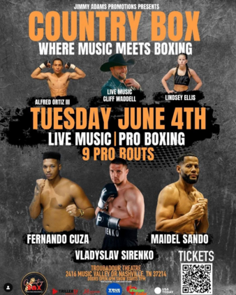 Alfred Ortiz vs. Jahterris Lewis, Country Box | Boxing Bout | Tapology