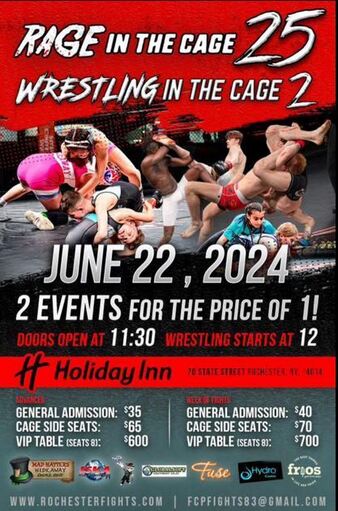 Full Contact Promotions: Rage in the Cage 25 | Kickboxing & MMA Event ...