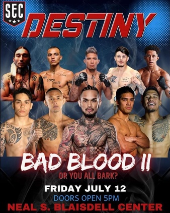 Destiny MMA: Bad Blood 2 | MMA & Kickboxing Event | Tapology