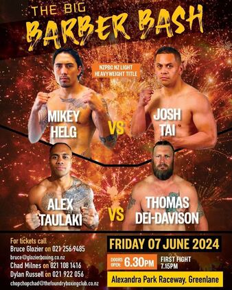 The Big Barber Bash | Boxing Event | Tapology