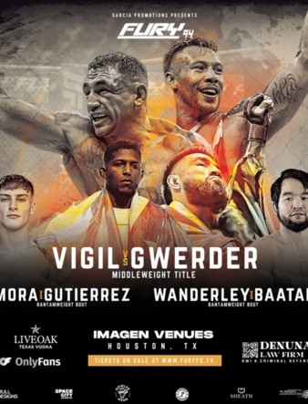 Fury FC 94: Vigil vs. Gwerder | MMA Event | Tapology