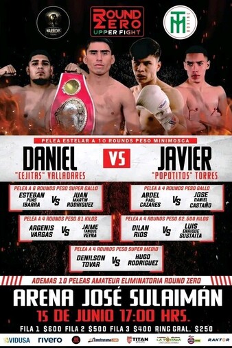 Round Zero Upper Fight: Valladares vs. Torres | Boxing Event | Tapology