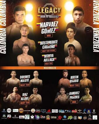 Legacy: War of Nations | Muay Thai & MMA Event | Tapology